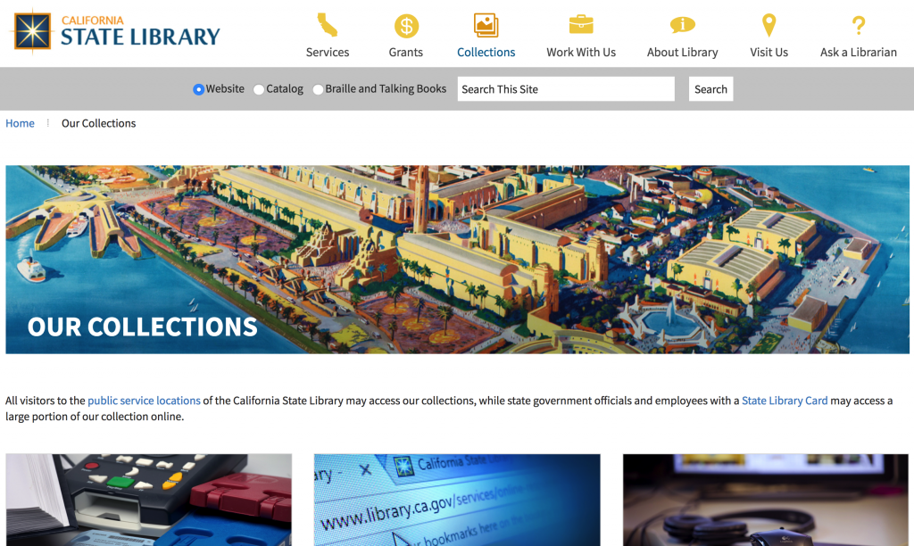 California State Library - PHS Vets